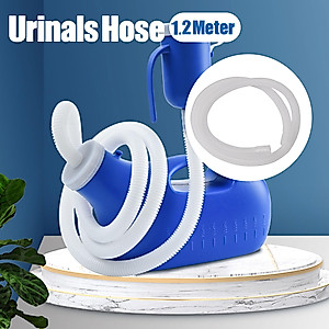 BQLZR Replacement Hose Tube 47.24 Inch Length Plastic for Urinal Pee Bottle Pack of 2