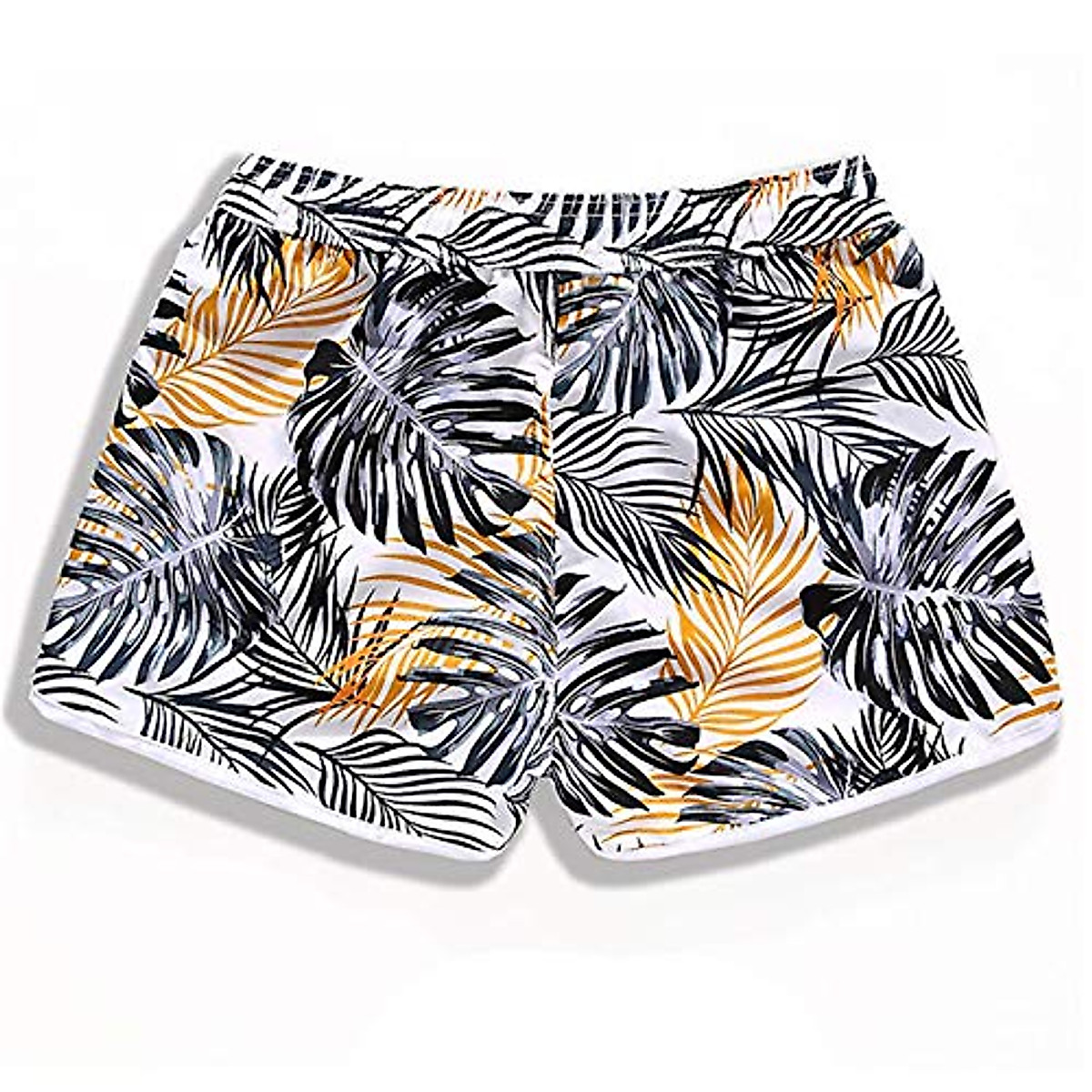 Andongnywell Women's Casual Shorts Quick-Drying Printed Waterproof Beach Pants Mini Pants Short Trousers (Multicolor 1,Large)