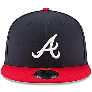New Era MLB 9FIFTY Adjustable Snapback Hat Cap One Size Fits All (Atlanta Braves Alternate)