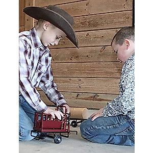 Little Buster Toys Black Chute Trailer 1/16th Scale