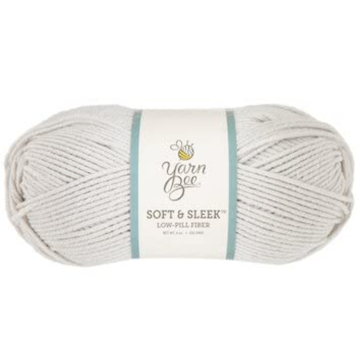 Yarn Bee #30 Light Gray Soft & Sleek 5 Oz