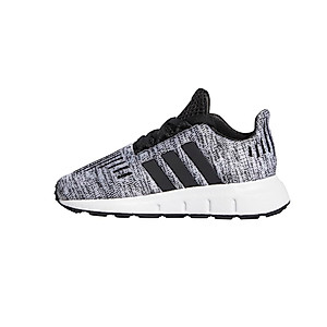 adidas Originals baby boys Swift Run Sneaker, White/Black/Black, 6.5 Toddler US