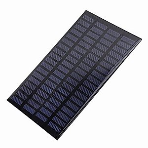 WNSC Solar Panel, Solar Cell Panel Stable Efficient DIY Battery Charger Kit Convenient to Use 2.5W 18V for DIY Power Charger for Outdoor