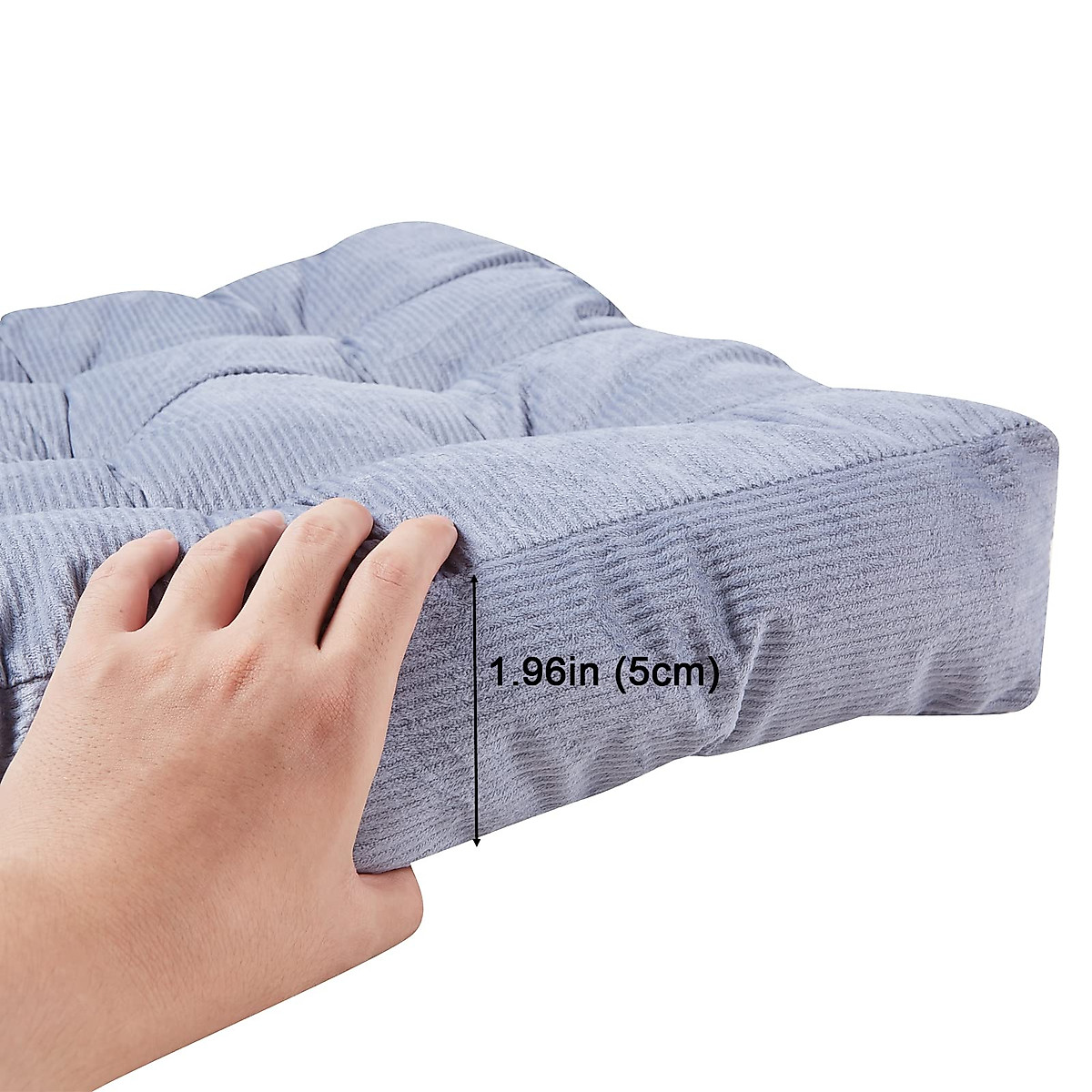 Big Hippo Adirondack Chair Cushion + Square Floor Cushion