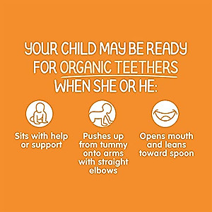 Happy Baby Gentle Teethers Organic Teething Wafers Banana Sweet Potato, Soothing Rice Cookies for Teething Babies Dissolves Easily Organic Gluten Free No Artificial Flavor,0.14 Ounce (Pack of 12)