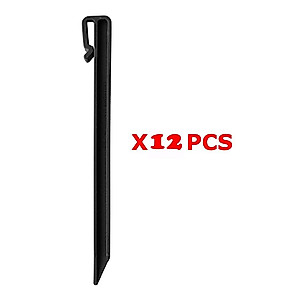 Landscape Edging Coil Kit 4 Inch High Terrace Board with 12 10-inch Spikes，40 FEET, Black