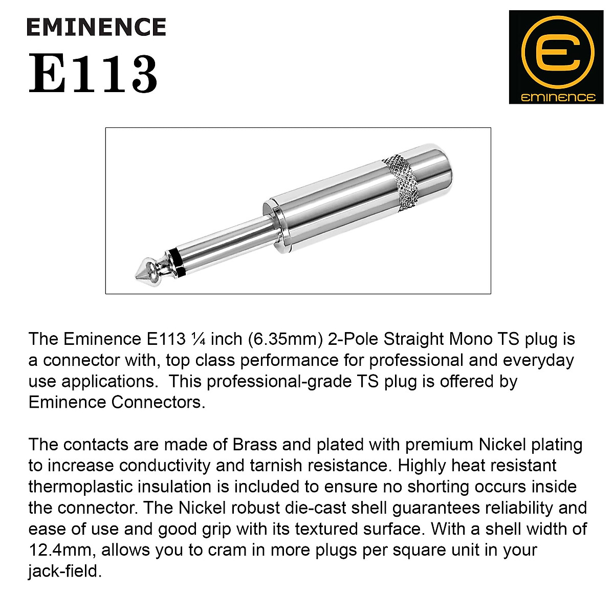 Audioblast - 2 Units - 18 Foot - HQ-1 - Braid(Black) Flexible - Dual Shielded(100%) - Guitar Instrument Effects Pedal Patch Cable w/Eminence Straight ¼ inch(6.35mm) TS Plugs & Double Staggered Boots