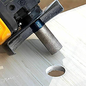 Diamond Beveling Chamfer Enlarge Bit 3/16" to 1-1/2" and 20mm (3/4") 25mm 1 Inch Diamond Flat end and Ball end Finger Milling Bit for Granite Marble Porcelain Stone Holes Trimming Countersink Drill