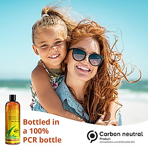 Seven Minerals NEW Recovery After Sun Gel with Aloe Vera - For Skin with Instant Sunburn Relief. Unlike Regular Aftersun Lotion, Ours Is Made From Texas Aloe. With Mango & Chamomile (12 Fl Oz)