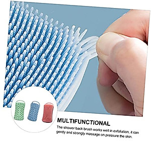 FRCOLOR 12 pcs Exfoliator Wet Shower for Tools Use Home Dry Brush Reliable Washin Exfoliating Scrubbers Body Household Brushes Cleaning Bathing Square Massager Silicone Hair Cleaners
