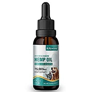 Omega 3-6-9 Oil Nutritional Supplements- Hémp Oil for Pets- Dog Relaxants-0703-20
