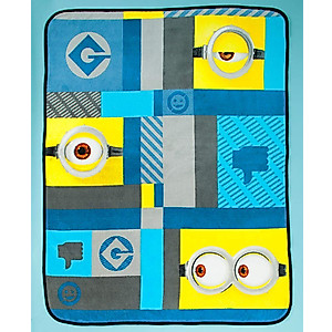 Despicable Me Minions Throw Plush Blanket