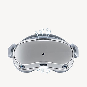 VR Headset Protective Cover Transparent Case for PICO 4,Shell Protector Cover