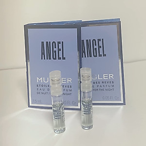 2 Thierry Mugler Angel EDP 1.5 Ml/0.05 Oz Each Spray Sample Perfume Travel Vial