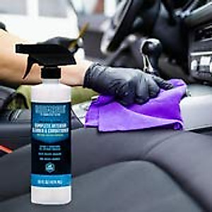 Absolutely Clean Car Magic Complete Interior Cleaner and Conditioner - Multi-Purpose Car Interior Cleaner | Cleans Leather, Rubber, Vinyl & Wood | Non-Greasy Formula | USA Made (16oz Spray Bottle)