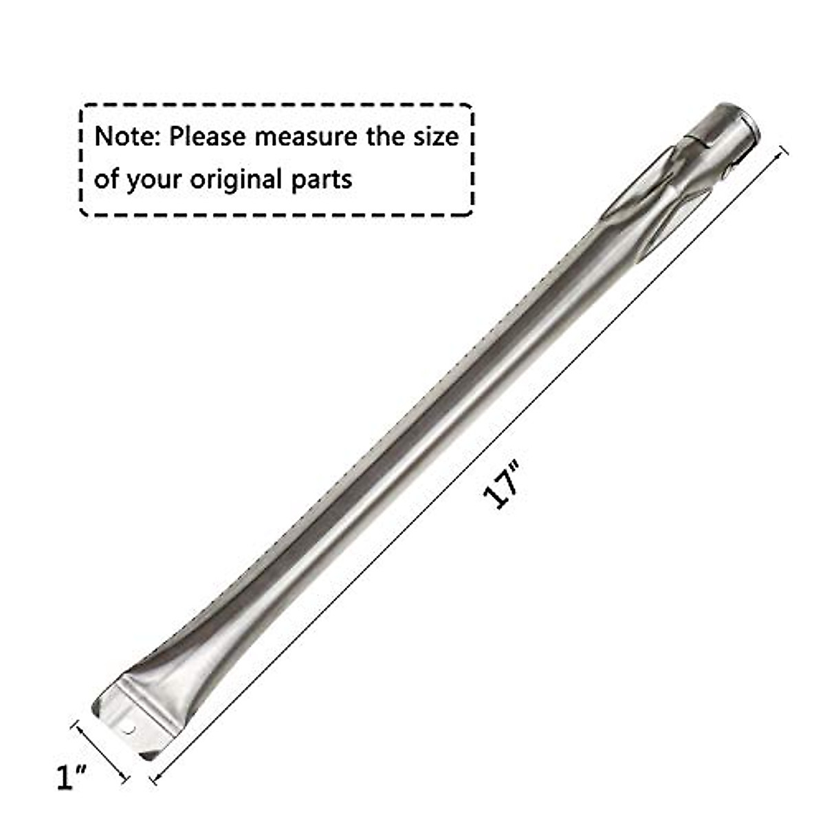 Hisencn Grill Replacement Parts for Members Mark GR2039201-MM-00, 17 inch Heat Plates, Grill Burners Replacement for Bakers and Chefs ST1017-012939 SAMS Club and Grill Chef BIG-8116, Uniflame (8 Pack)