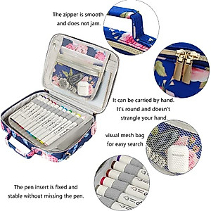 Bible Bag for Women,Multi-Functional Covers Bible Church Organizer Large Sizes,Case Protective Bag,Zippered Pocket Adjustable Shoulder Strap,Pen Slots,Floral Synthetic Leather Pattern