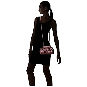 Steve Madden womens Steve Madden Nikki Clutch Crossbody, Burgundy, One Size US