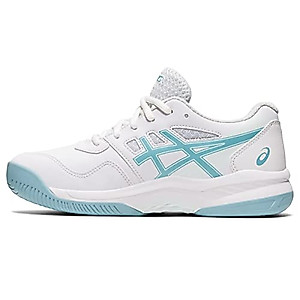 ASICS Gel-Game 8 GS (Little Kid/Big Kid) White/Smoke Blue 6.5 Big Kid M