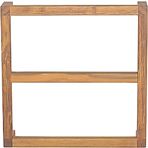 Manada Wall Mount Teak Towel Rack