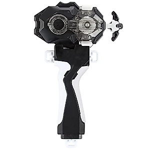 Desamvap Bey Battling Tops Burst Launcher and Grip, B-184 Custom Bey Launcher LR Left Right Spin DB Layer System Compatible with All Bey Burst Series (Black)
