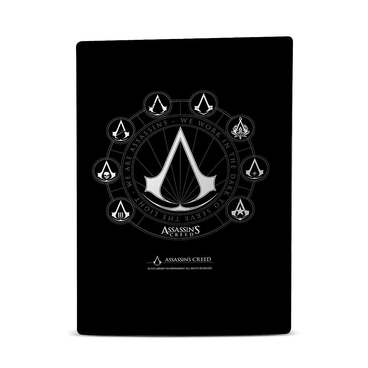 Head Case Designs Officially Licensed Assassin's Creed Crests Legacy Logo Matte Vinyl Faceplate Sticker Gaming Skin Case Cover Compatible with Sony Playstation 5 PS5 Disc Edition Console
