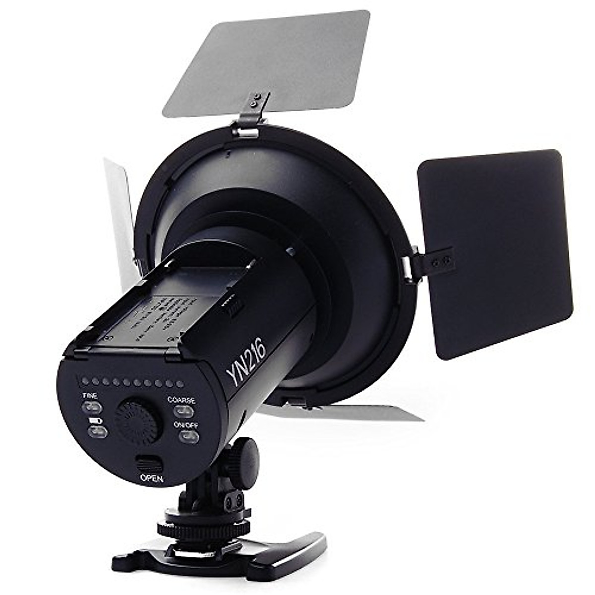 YONGNUO YN216 YN-216 LED Video Light with Adjustable 3200K-5600K Color Temperature and 4 Color Plates for Canon Nikon DSLR Cameras