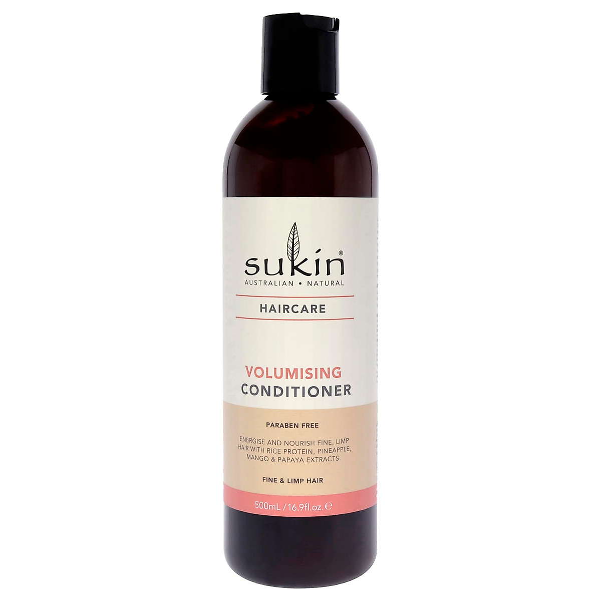 Sukin Volumising Conditioner, Fine and Limp Hair, 16.9 fl oz (500 ml)
