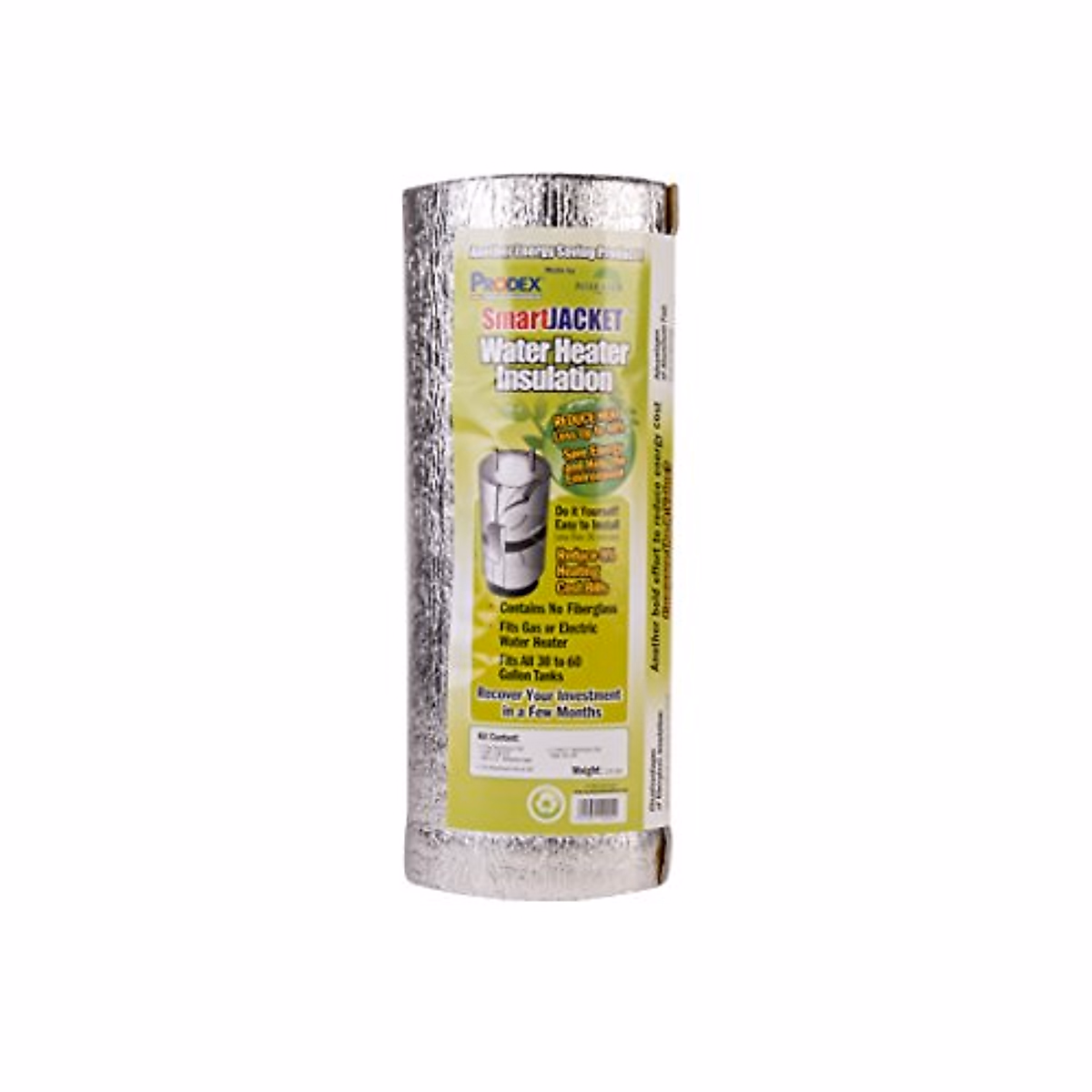 SmartJacket Water Heater Blanket Insulation System, Energy Star Certified, R value-7.1