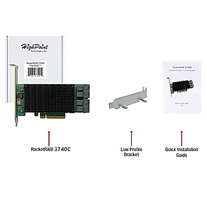 HighPoint Technologies RocketRAID 3740C PCIe 3.0 x8 16-Port 12Gb/s SAS RAID Controller (RR3740C)