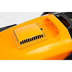 Industrial Floor Sweeper with Triple Brooms, 38 inch Outdoor and Indoor Hand Push Floor Sweeper, 38,000 Square feet per Hour, 12 gal Waste Container