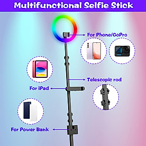 360 Photo Booth Machine for Parties with Ring Light Selfie Holders Remote Control Automatic Slow Motion 360 Camera Booth for Cheristmas Wedding