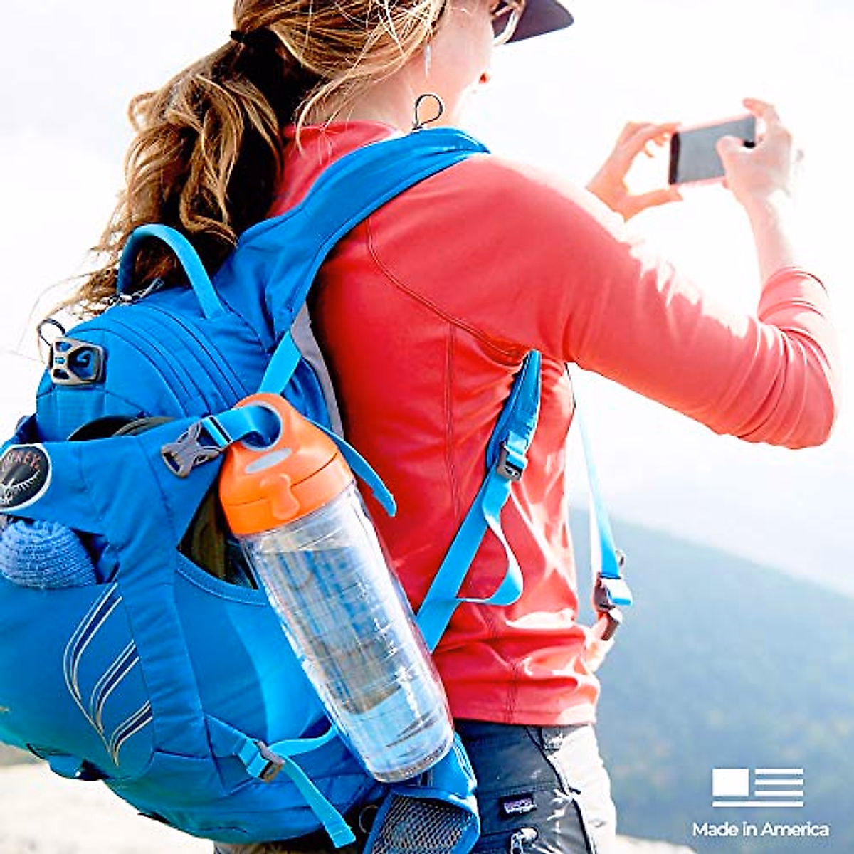 Tervis American Cancer Society - Ribbons Made in USA Double Walled Insulated Tumbler Travel Cup Keeps Drinks Cold & Hot, 24oz Water Bottle, Classic