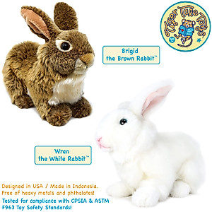 VIAHART Wren The White Rabbit | 10 Inch Stuffed Animal Plush | by TigerHart Toys