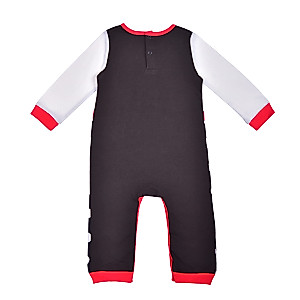 Disney Baby 3 Pack Minnie Coveralls, Red, 12 Months