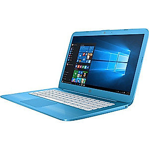HP Stream 14-cb011wm, 14" HD Display, Intel N3060, 4GB RAM, 32GB SSD, Windows 10 Home S Mode, Blue