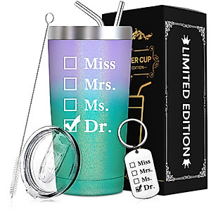 SpenMeta Doctor Gifts for Women, Men - PhD Graduate, Doctorates Degree, Medical Students Graduate Gifts - Md, Med, Physician, Care Worker - Christmas, Birthday Gifts for Doctor - Miss Mrs Ms Dr