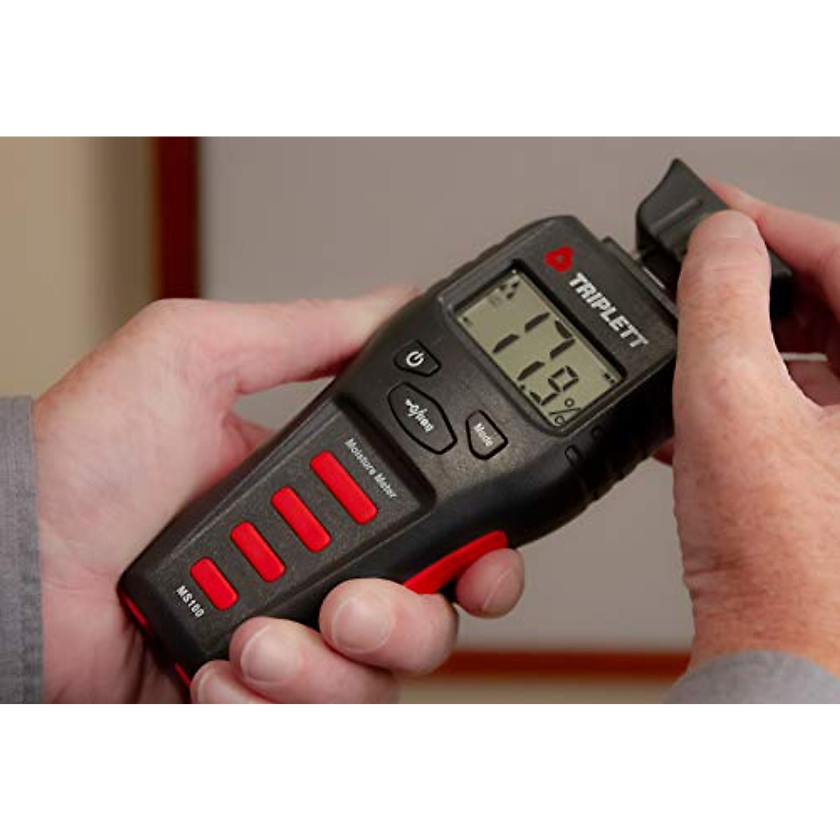 Triplett MS100 Pin Moisture Meter for Wood and Building Materials with Audible Indicator