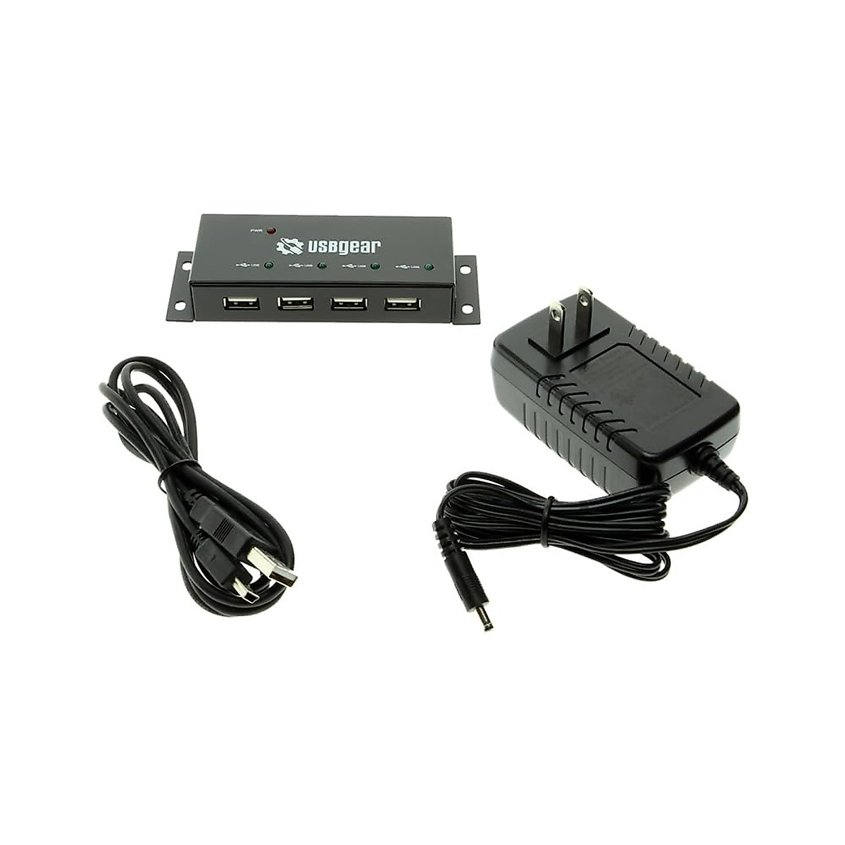 4-Port USB 2.0 Mini Metal High-Speed Hub