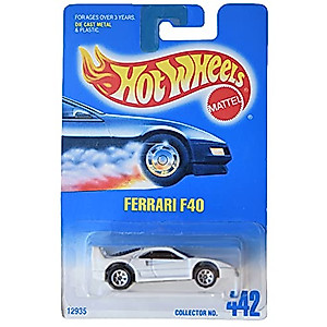 Hot Wheels Ferrari F40, [White] #442 7 Spoke