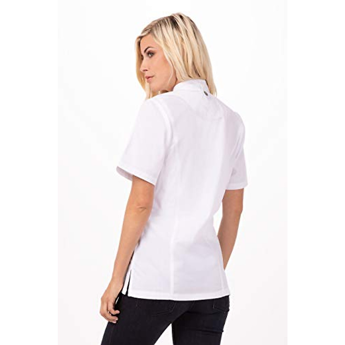 Chef Works Custom Womens Springfield White Chef Coat - M