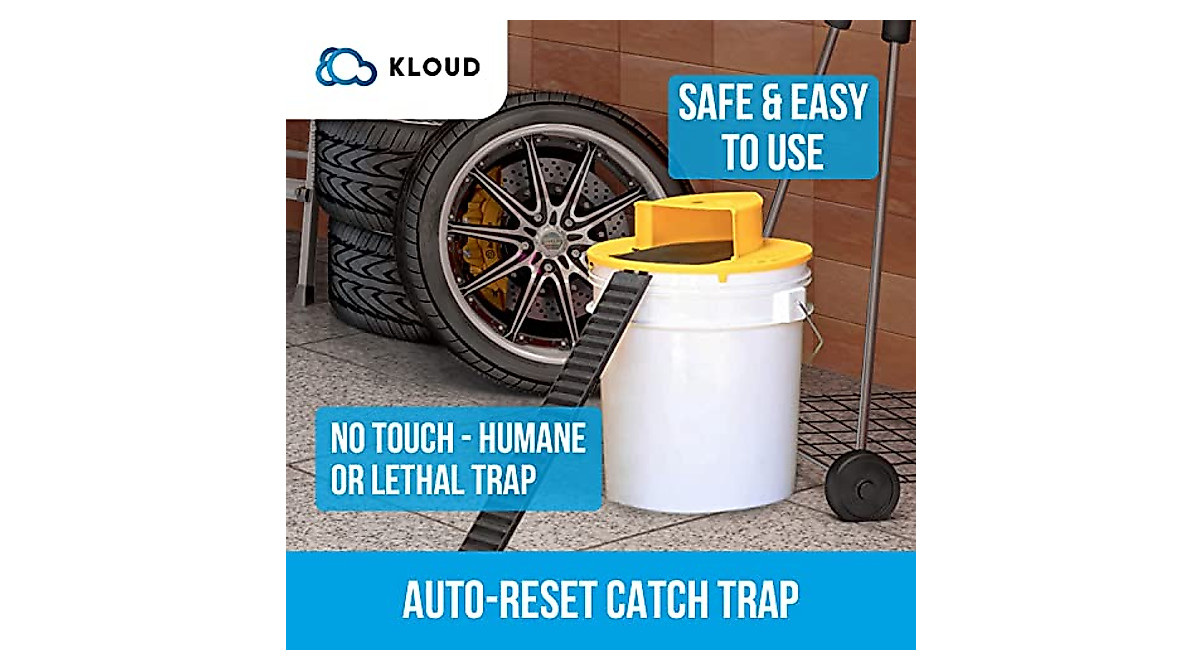 Mouse Rat Traps Bucket Lid 5 Gallon Bucket | Humane & Lethal | Indoor ...