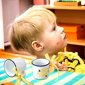 Bee Fall Theme Tiered Tray Decor Mini Coffee Mug Ceramic Bee Maple Coffee Mug Farmhouse Coffee Station Decor Bee Maple Coffee Cup for Coffee Bar Decor Birthday Gift, 3 Styles, 2 x 2.8 Inches(Bee)