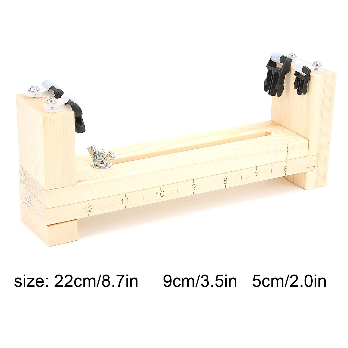 plplaaobo macrame clampUmbrella Rope Bracelet Tool Kit, Multifunctional Bracelet Making Woven, DIY Paracord Jig Woven Wooden Frame Outdoor Knitting Tool Kit