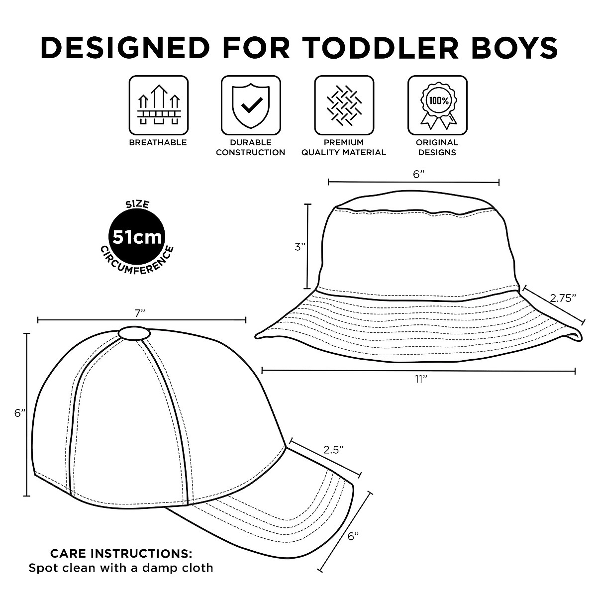 Disney boys Disney Toddler Sunhat, Mickey Mouse Kids and Matching Baseball Cap for Beach, Size 2 Bucket Hat, Cap & Bucket Hat, 2-4T US