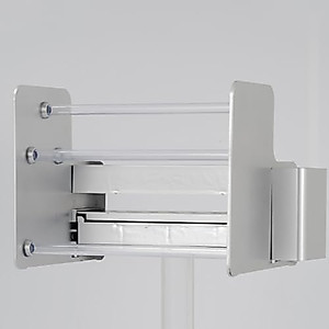 IWOWHERO Pe Tool Pvc Hand Tool Holder Screwdriver Tool Organizer Rack Tool Storage Holder or Silver