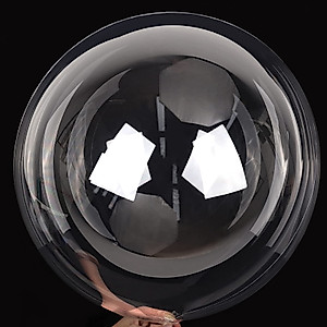 RUBFAC Bobo Balloons 12pcs, 36 Inch Bubble Balloons Clear Bobo Balloons, Large Transparent Balloon for Stuffing Wedding Birthday Party Decorations