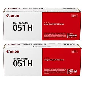 Canon CRG-051H BK High Yield Black Toner Cartridge 2-Pack