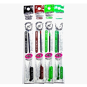 Pilot Hi-Tec-C Coleto Gel Ink Pen Refill 0.5mm, 15-color Set(Japan Import) [Komainu-Dou Original Package]
