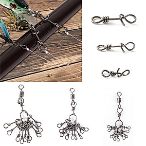 Maxcatch Fly Fishing Twist Clips for Quick Change Flies, Hooks, 10-Pack (Small (10pc/pack))